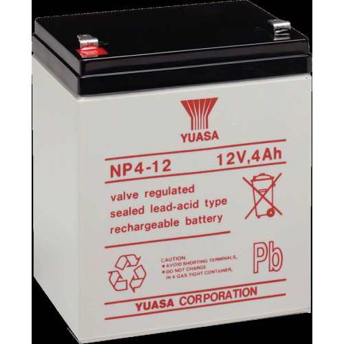 YUASA VRLA Battery 12V 4AH / NP4-12