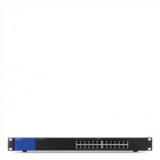 LINKSYS LGS124P 24-PORT RACKMOUNT BUSINESS GIGABIT POE+ SWITCH