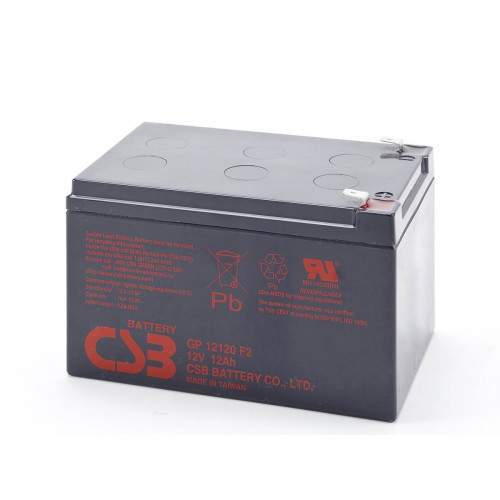 CSB Battery 12V 12AH - Model : GP12120F2